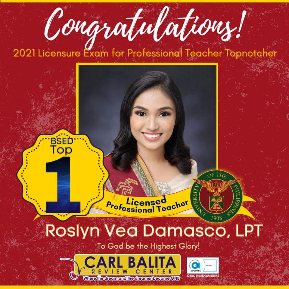 From Setbacks to Success: Her Journey to Topping the LET - Carl Balita ...