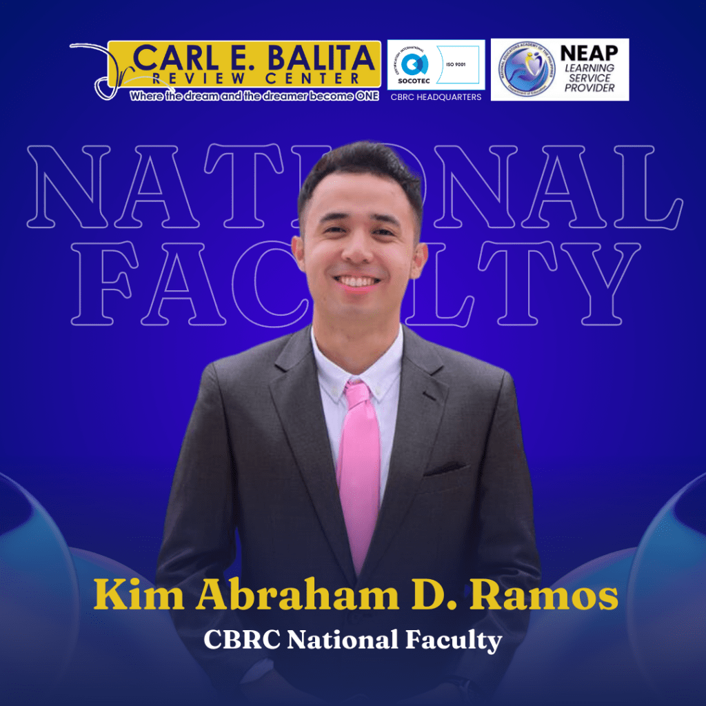Kim Abraham D. Ramos - Carl Balita Review Center - CBRC