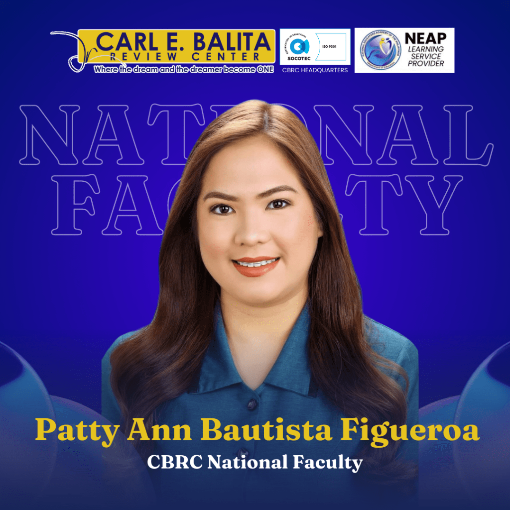 Patty Ann B. Figueroa - Carl Balita Review Center - CBRC