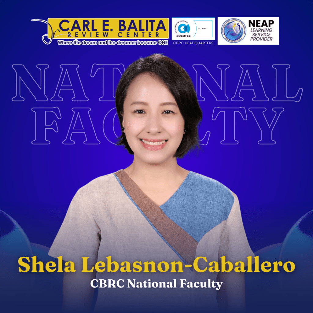 Shela Lebasnon-Caballero - Carl Balita Review Center - CBRC