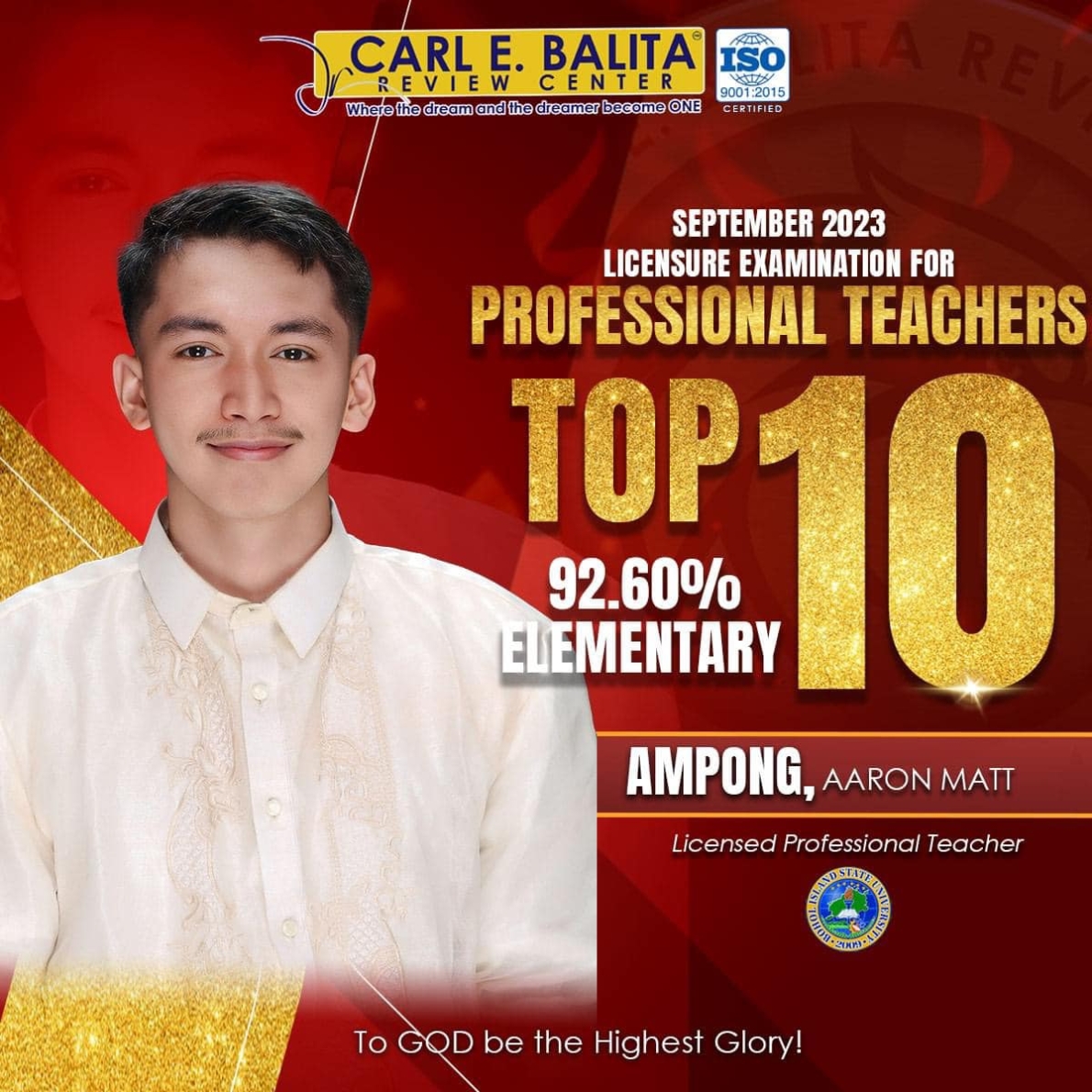 CBRC WALL OF FAME - Carl Balita Review Center - CBRC