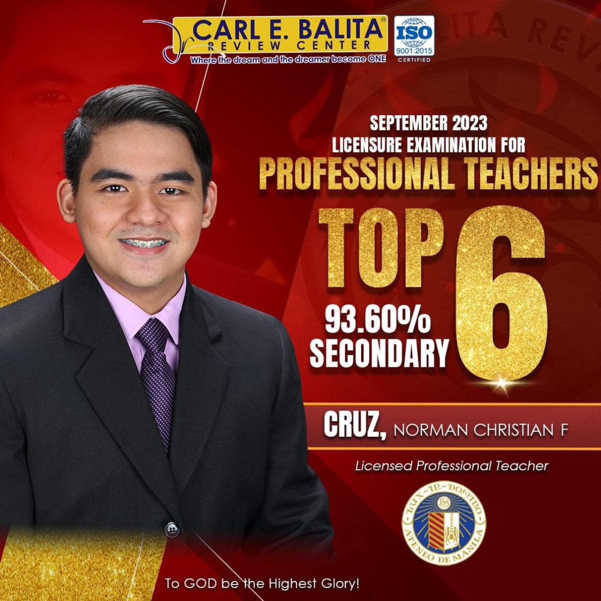 CBRC WALL OF FAME - Carl Balita Review Center - CBRC