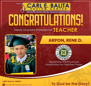 AGE IS JUST A NUMBER - Carl Balita Review Center - CBRC